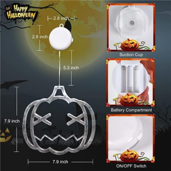 Holiday | Halloween Decorations 3 Pack Orange Pumpkin White Ghost ...